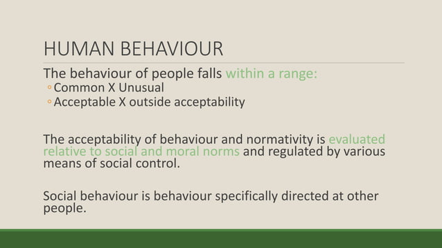 TOPIC 1 INTRO TO BEHAVIORAL SCIENCE.pdf | Biological Sciences | Science