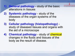 Introduction Chemical Pathology - Branch & Terminology | PPTX