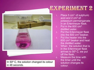 Effect Temperature reaction rate | PPTX