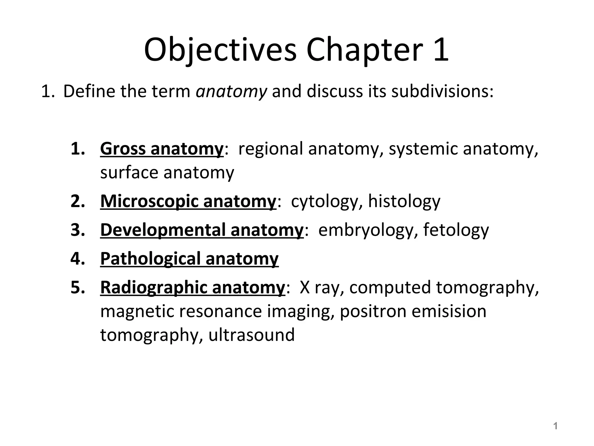Topic 1 lecture objectives | PPT