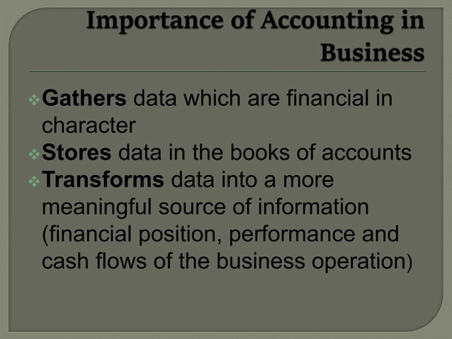 Basic Accounting Concepts | PPT