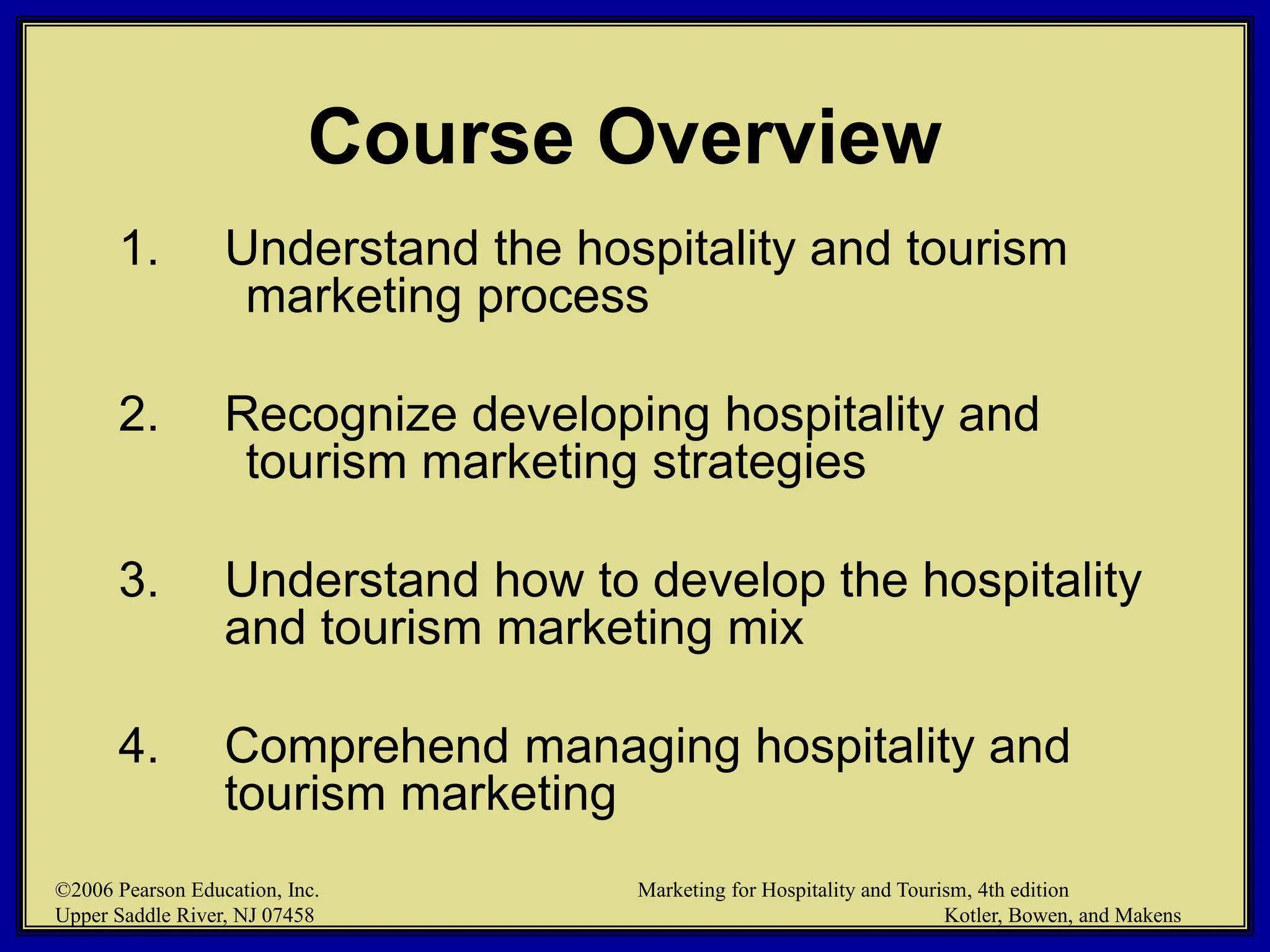 TOPIC 1: INTRODUCTION TO HOSPITALITY AND TOURISM MARKETING | PPT