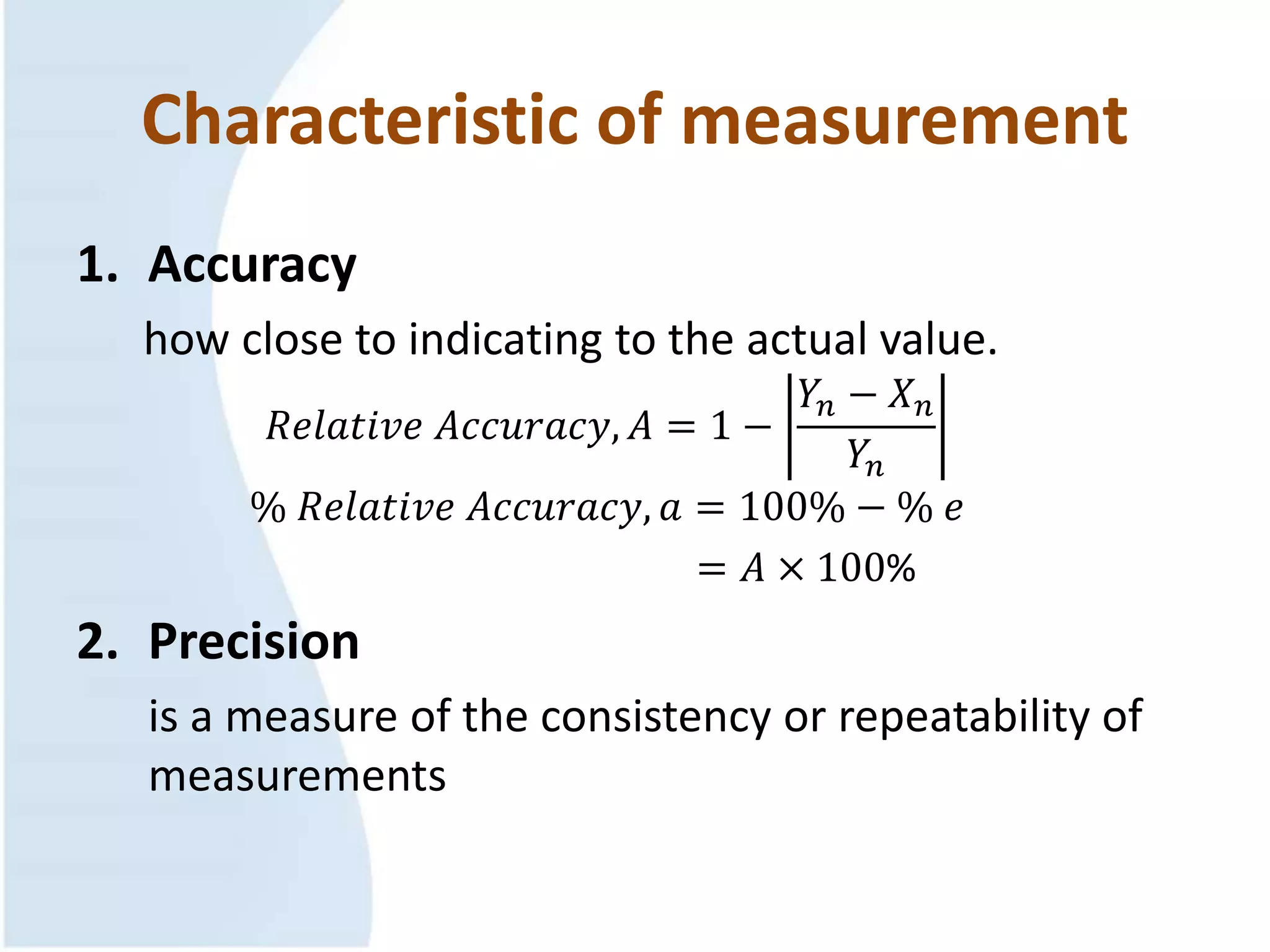 Measurement And Error Ppt