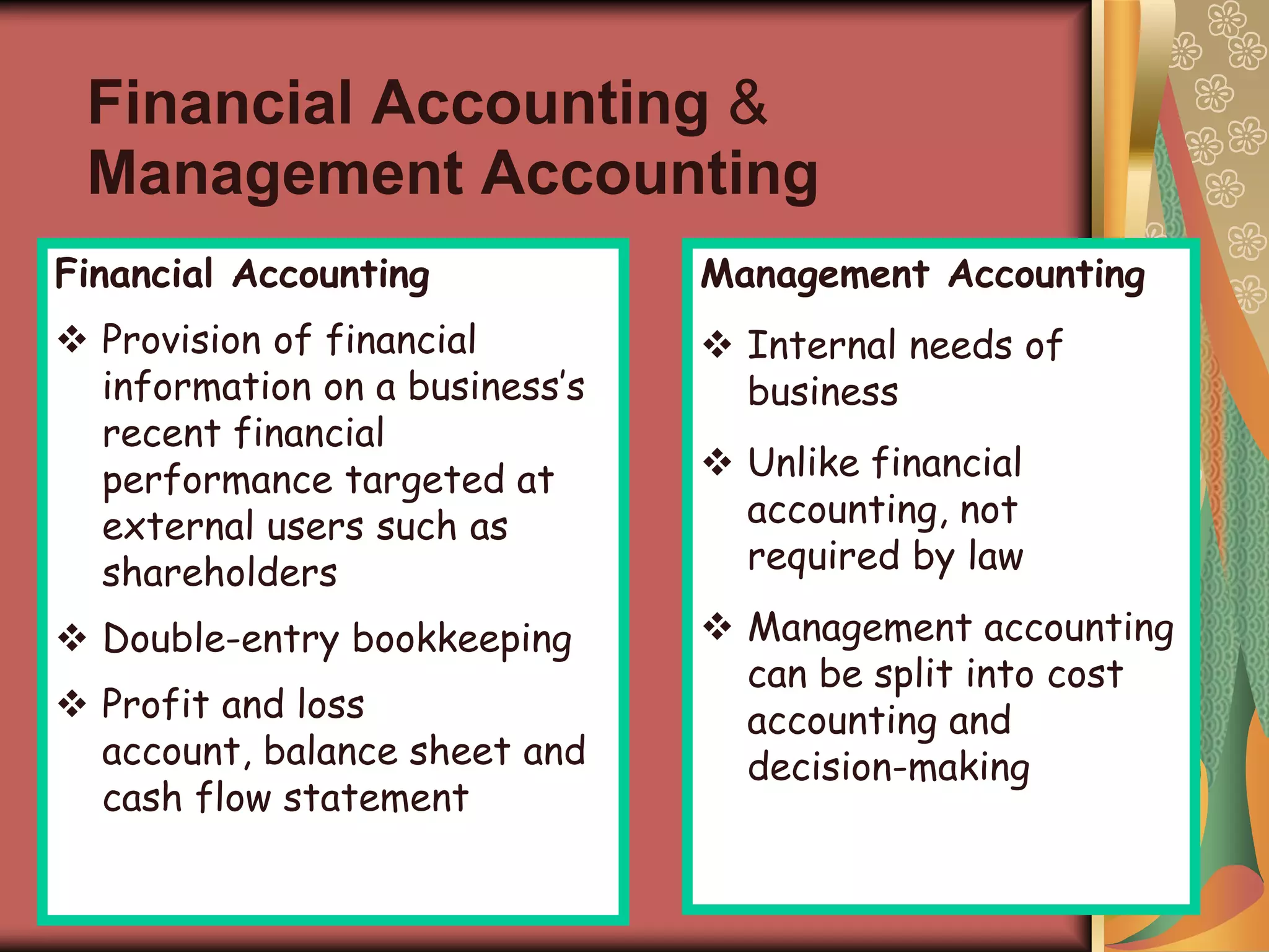 Topic 1 – Part 2 The Accounting Areas And Professional Bodies | PPTX