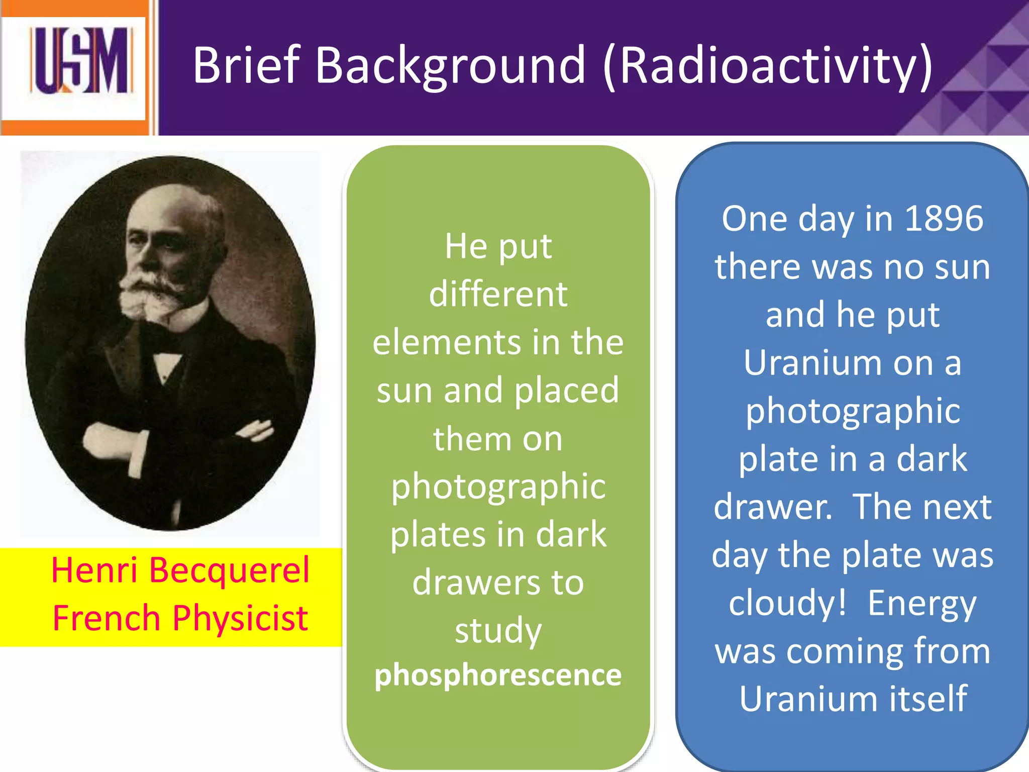 TOPIC 1: HISTORY OF RADIATION | PPTX