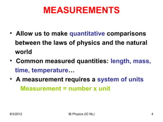 Topic 1realm of physics | PPT