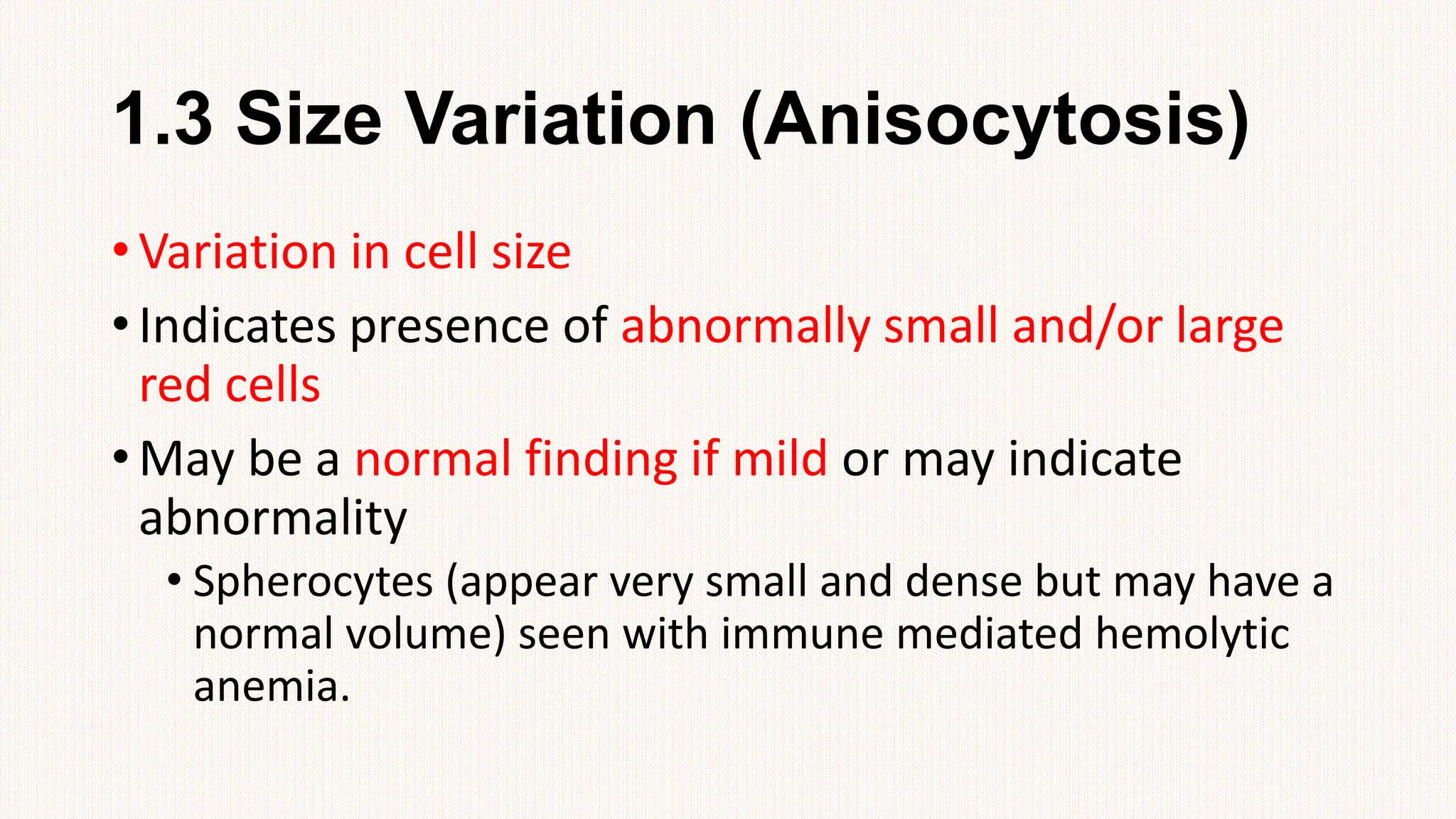 TOPIC 1 HEMATOLOGY RED CELL MORPHOLOGY STUDY.pptx