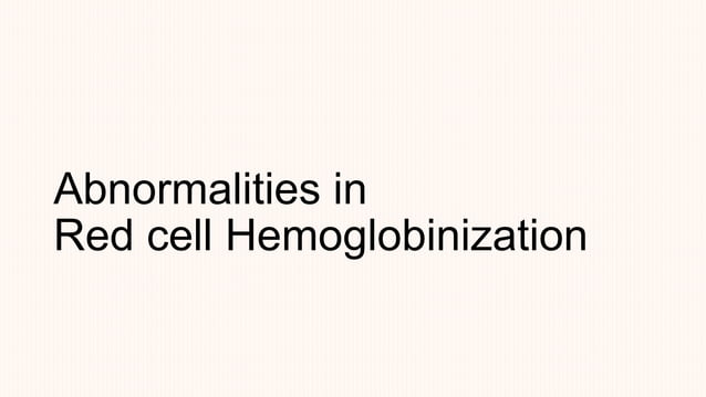 TOPIC 1 HEMATOLOGY RED CELL MORPHOLOGY STUDY.pptx