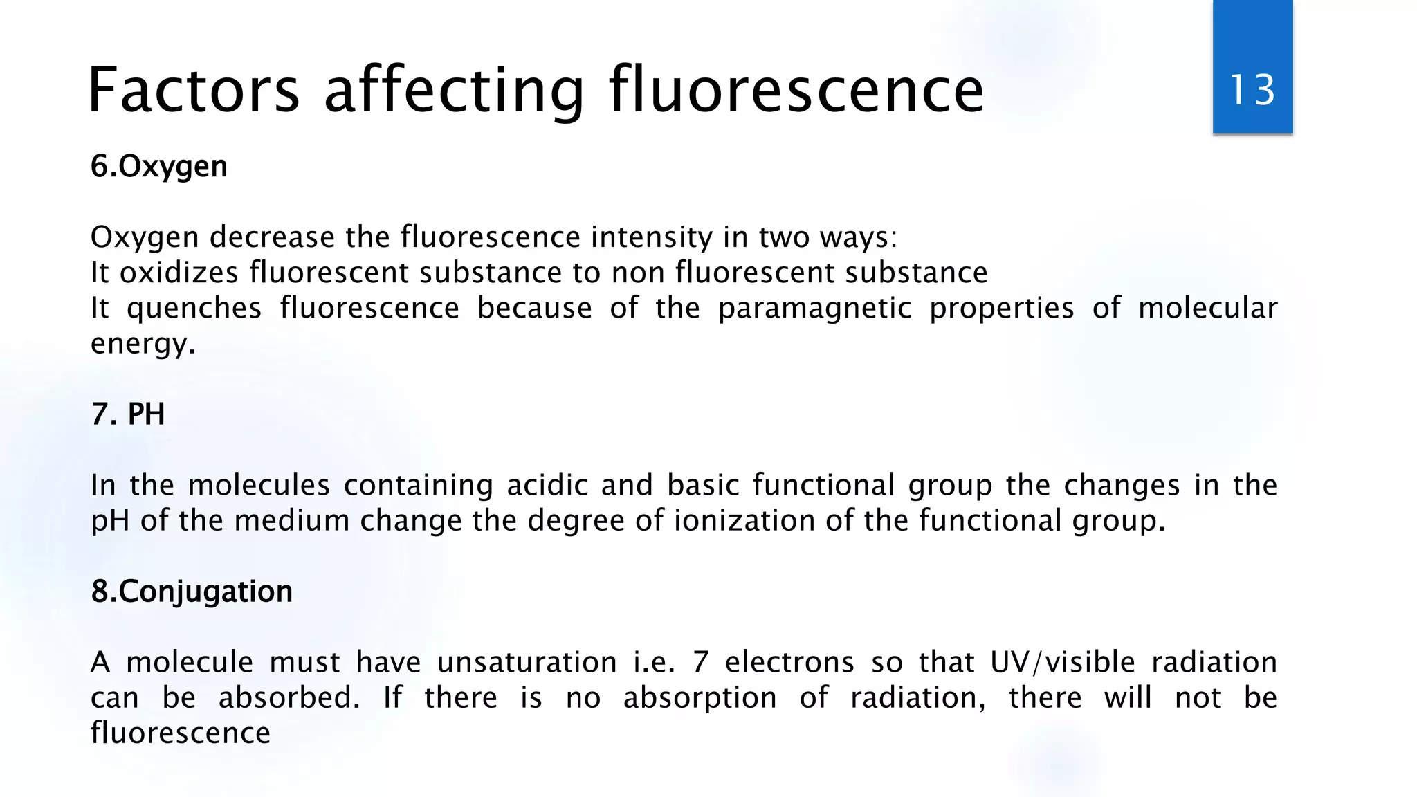 Spectrofluorimetry | PPTX