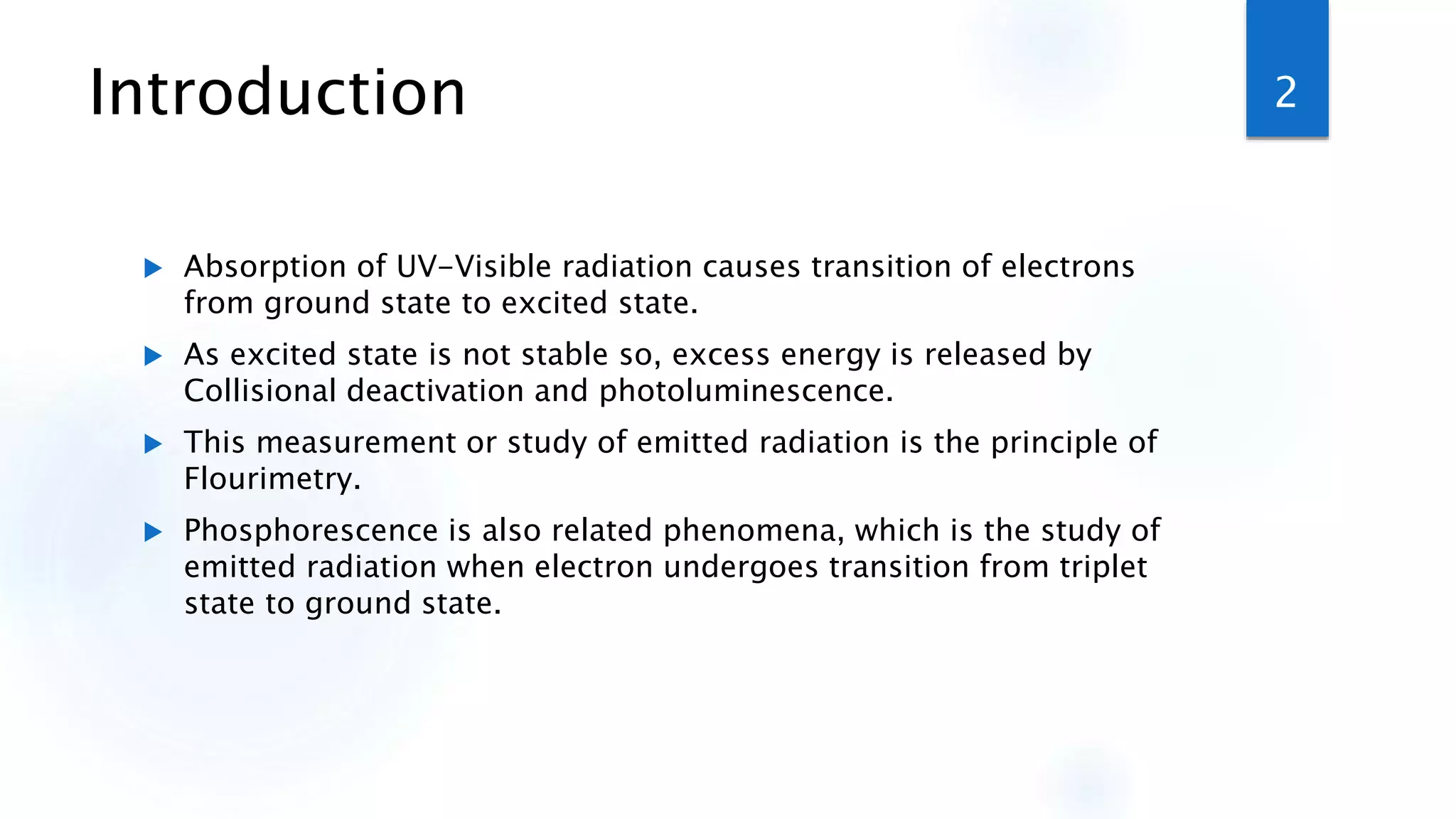 Spectrofluorimetry | PPTX