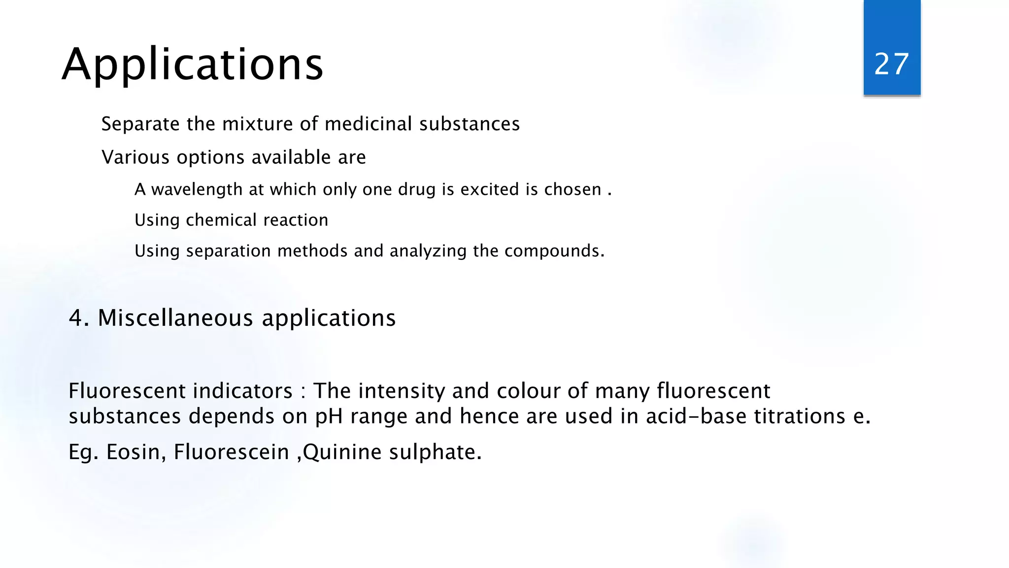 Spectrofluorimetry | PPTX