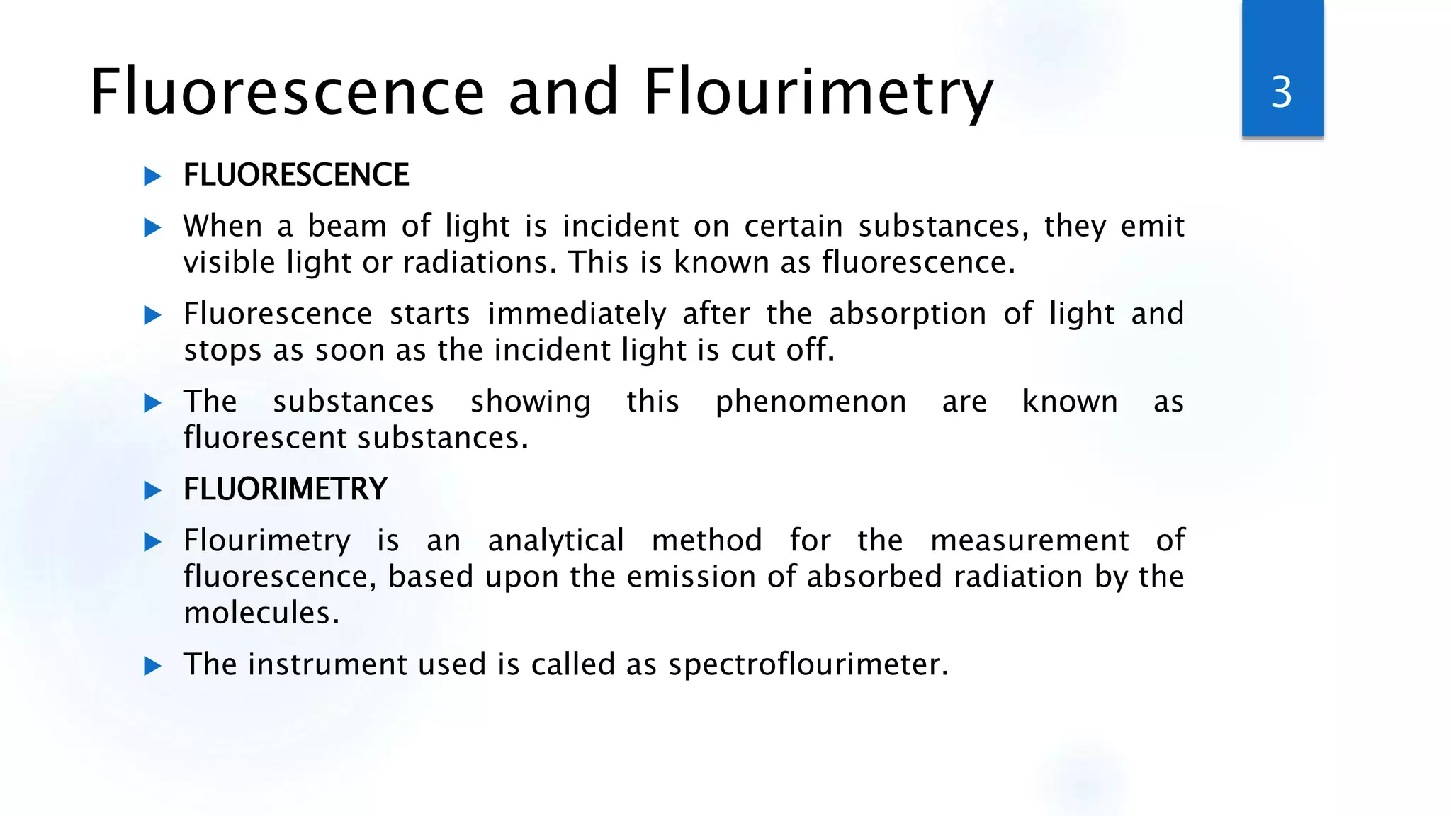 Spectrofluorimetry | PPTX