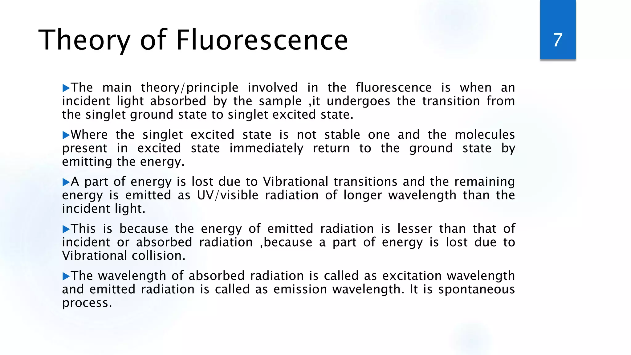 Spectrofluorimetry | PPTX