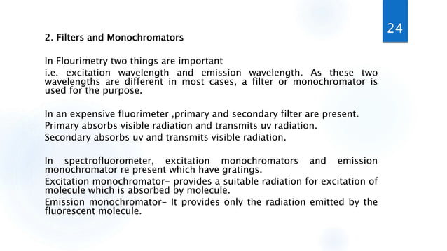 Spectrofluorimetry | PPTX