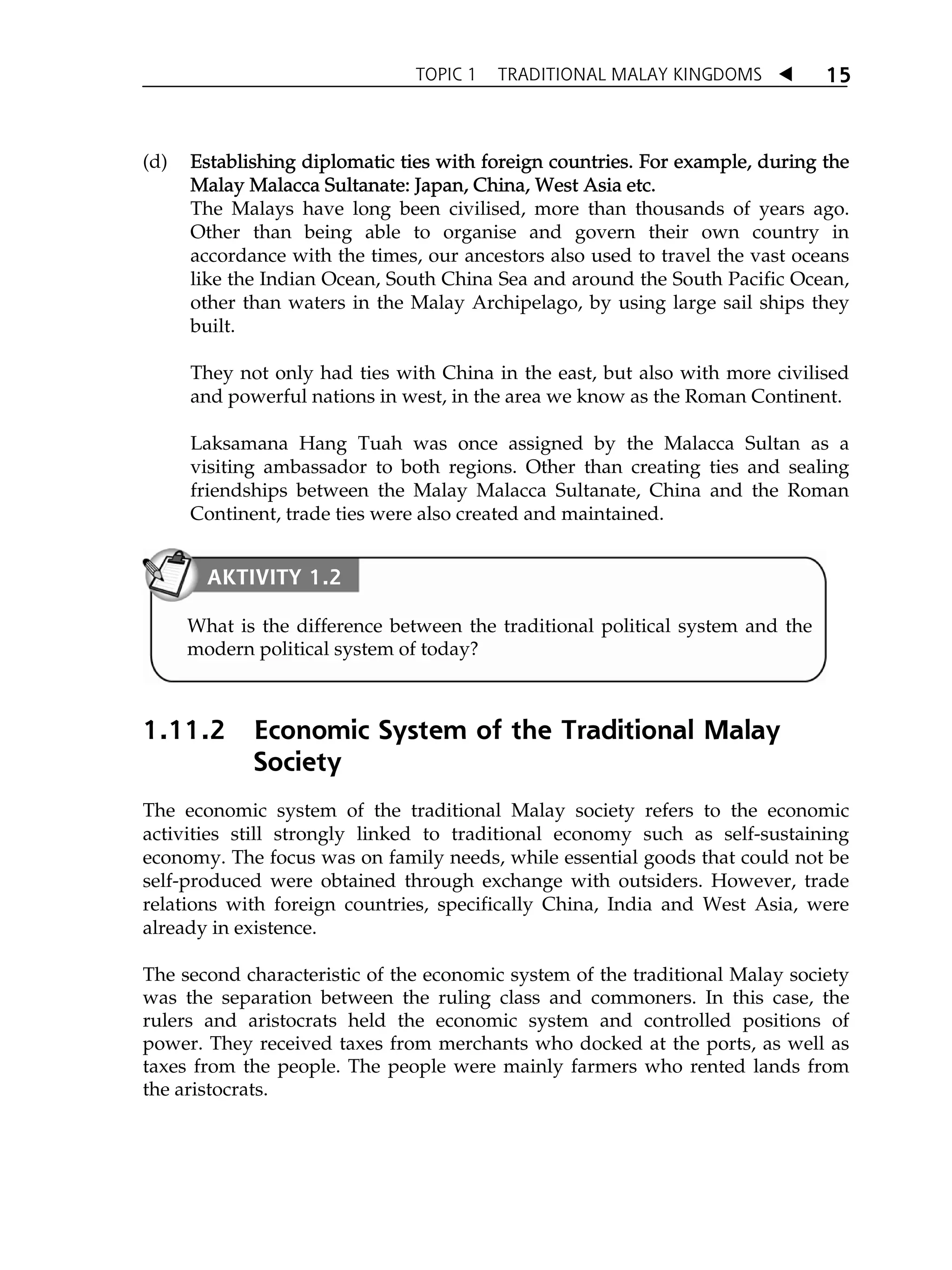 Topic 1 Traditional Malay Kingdoms Pdf