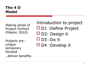 Topic 1 unit 1 RKC Project management presentation | PPTX