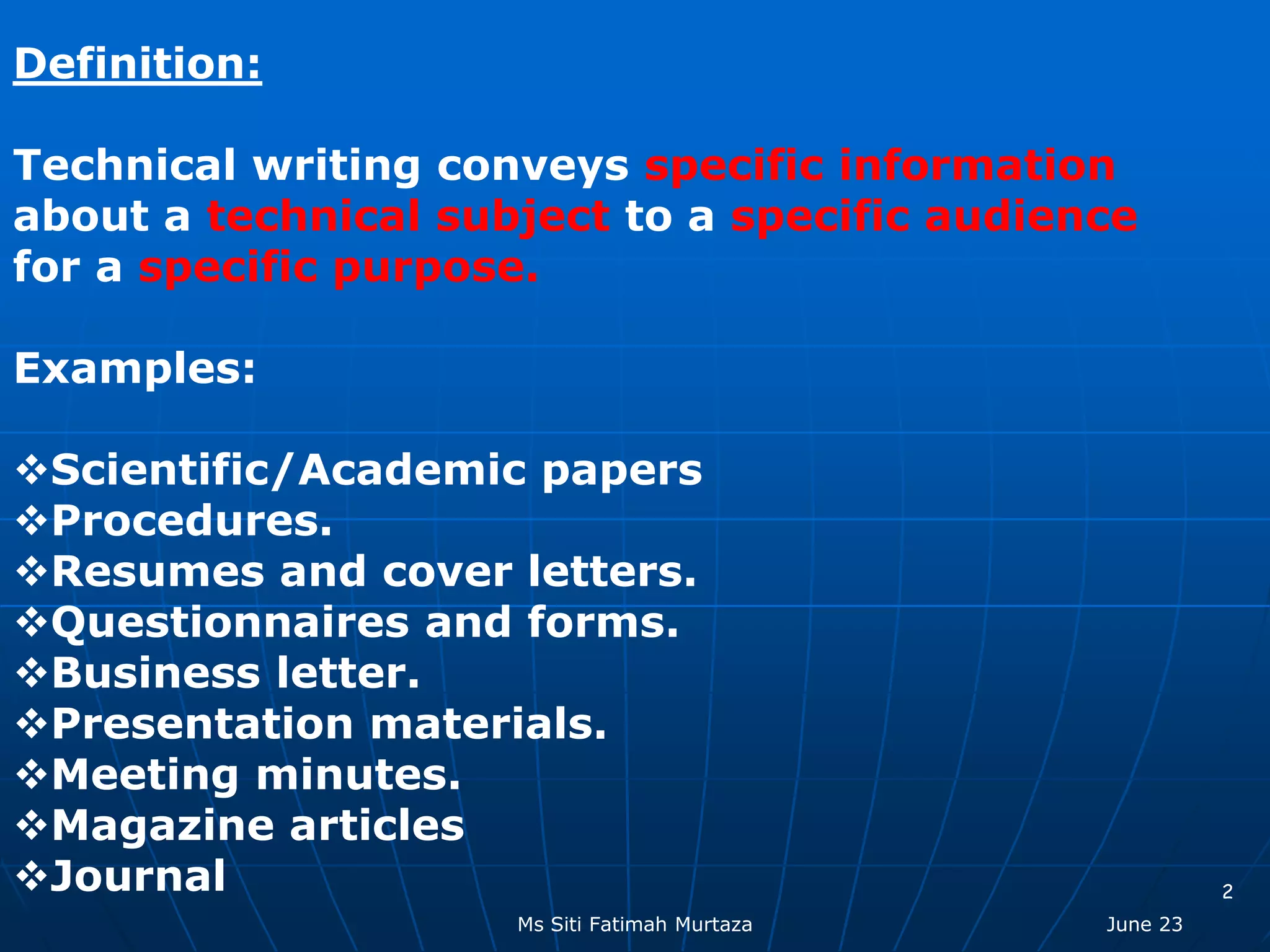 topic 1 (what is technical writing).ppt