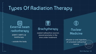 Introduction to Radiation Therapy | PPTX