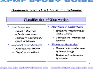 Qualitative research techniques | PPT