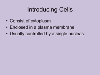Topic 2: Cells | PPT