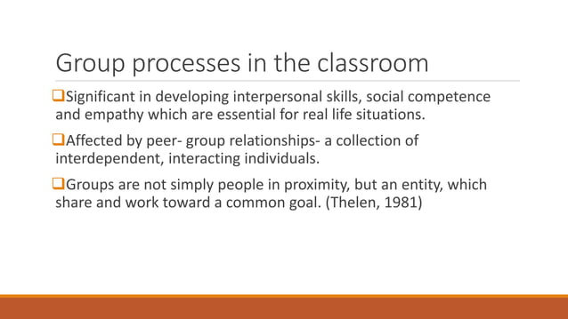 Classroom management approaches and Theories and models of classroom ...