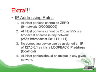 Topic 2.3 network addressing for tcpip | PPTX | Computer Networking | Computing
