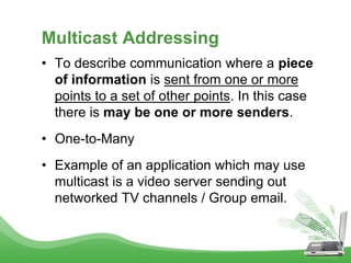 Topic 2.3 network addressing for tcpip | PPTX | Computer Networking | Computing
