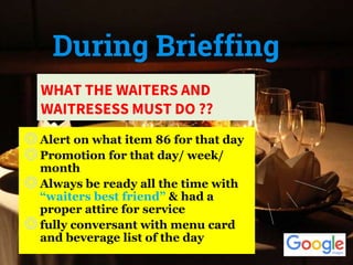 Topic 2.3 conducting briefing | PPTX