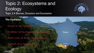 Topic 2.4 biomes, zonation and succession in the pyrenees | PDF