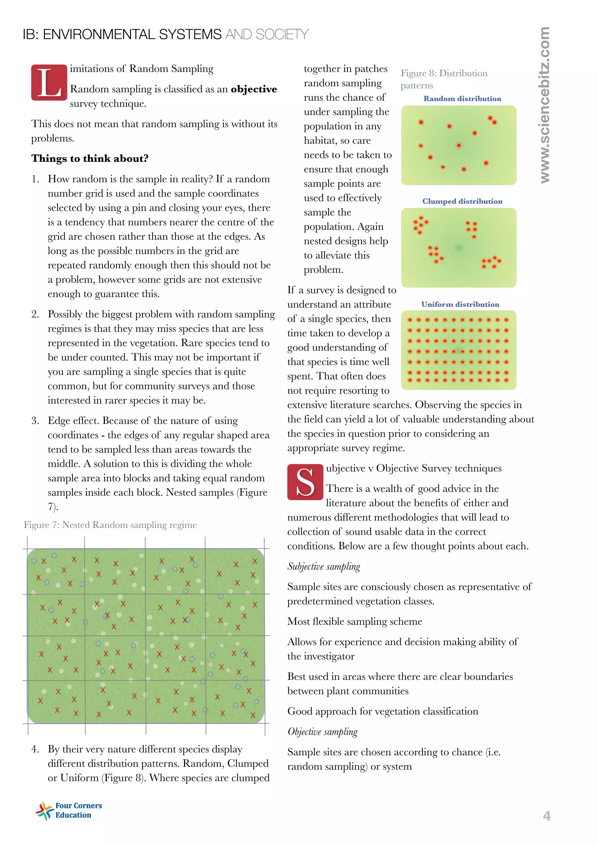 Topic 2.5: investigating ecosystems - Vegetation Sampling Part 1 | PDF