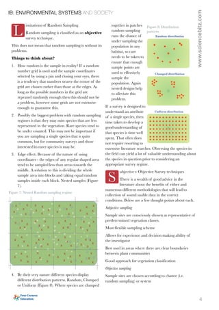 Topic 2.5: investigating ecosystems - Vegetation Sampling Part 1 | PDF