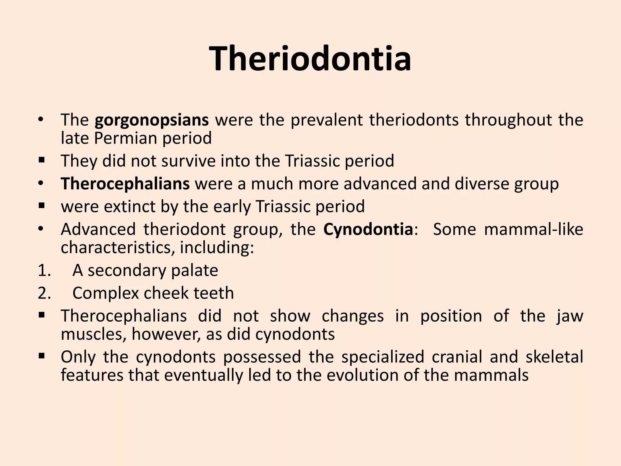 Origin and Evolution of Mammals.pptx