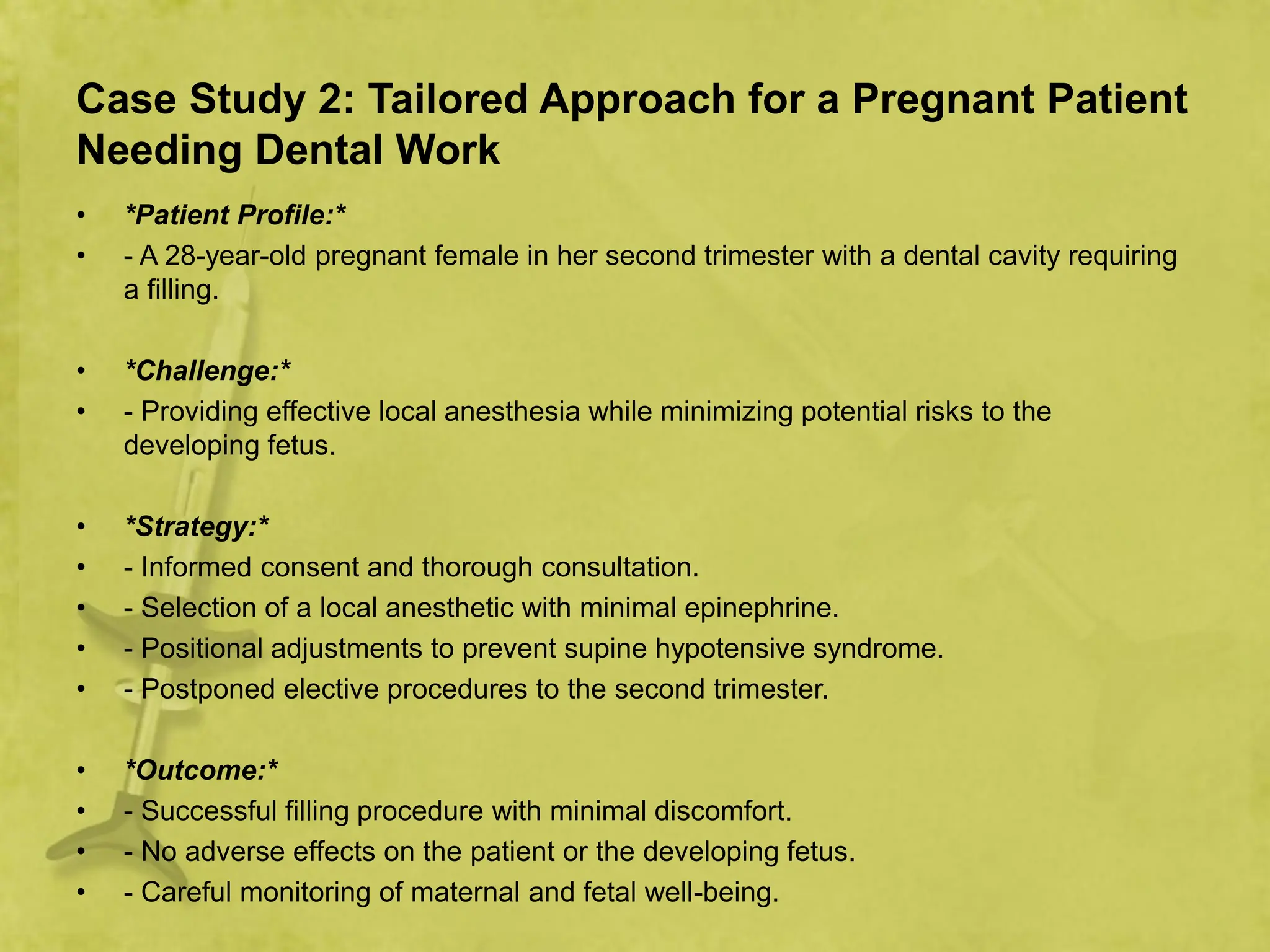 local anesthesia in dentistry definition of terms and indications and ...