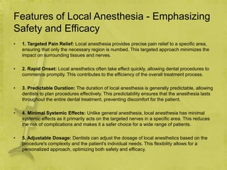 local anesthesia in dentistry definition of terms and indications and ...
