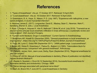 local anesthesia in dentistry definition of terms and indications and ...