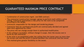 Contract Management - Contracts Types and Payment Structure | PPTX