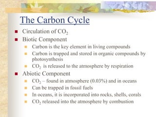carbon oxygen cycle | PPT