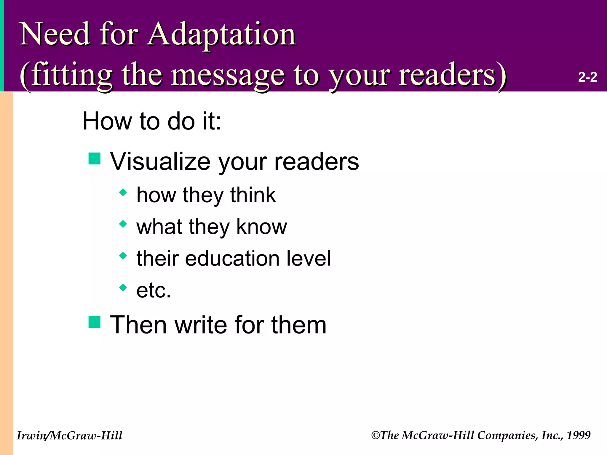 Topic 2 ch2 - adaptation & selection of words | PPT