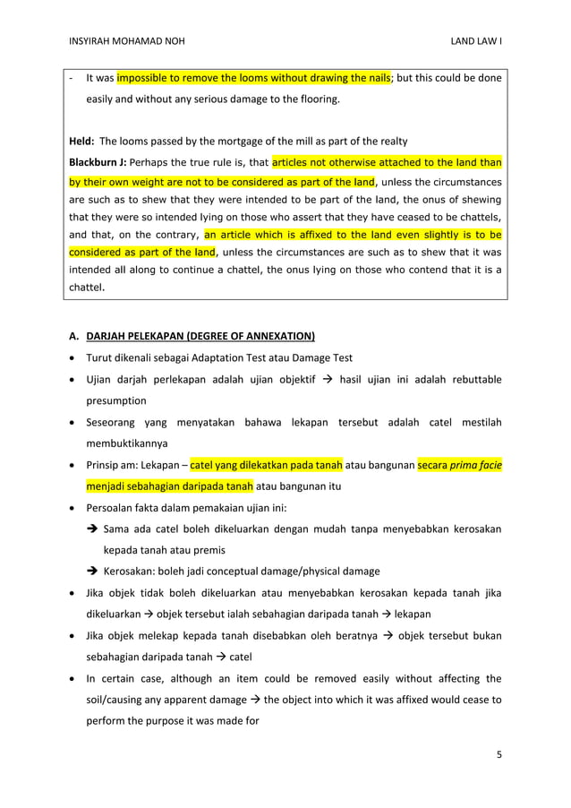 DEFINITION OF LAND | PDF