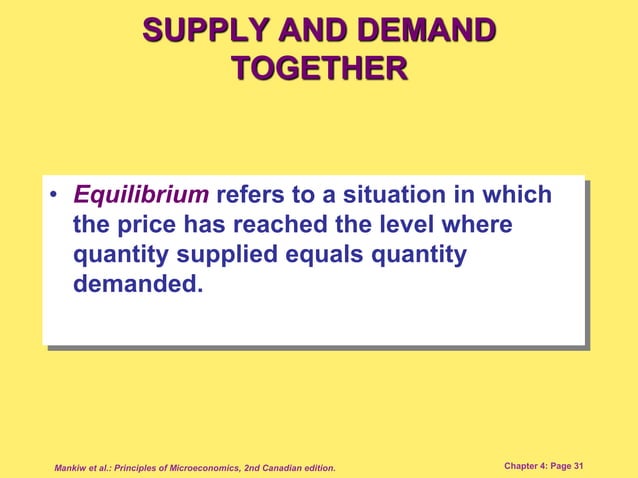 demand supply & equilibrium | PPT