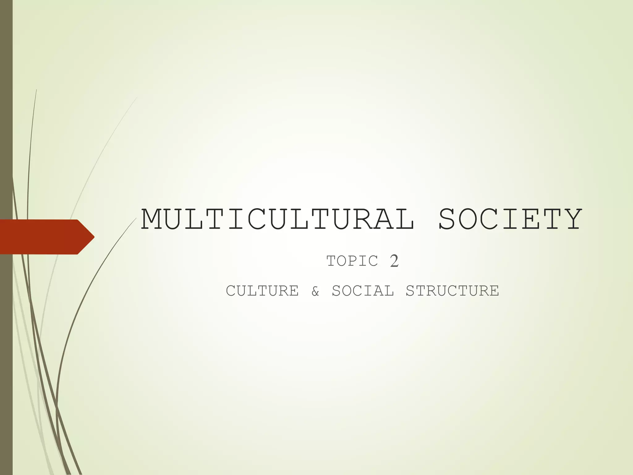 Culture and Social Structure | PPTX
