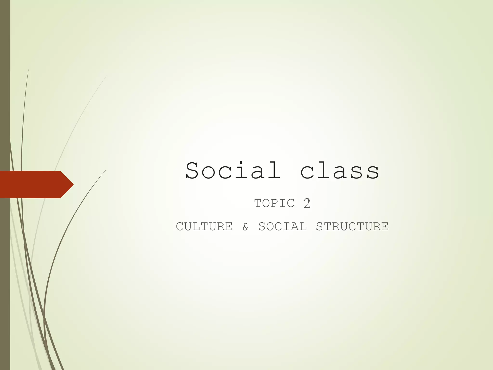 Culture and Social Structure | PPTX