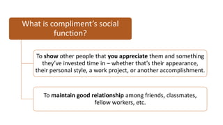 Chapter 2-giving compliments | PPTX