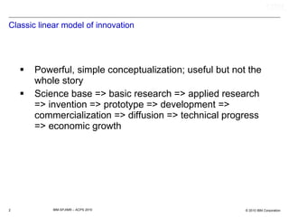 Topic 2 Innovation Models In The Services Driven Economy | PPT