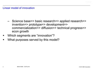 Topic 2 Innovation Models In The Services Driven Economy | PPT