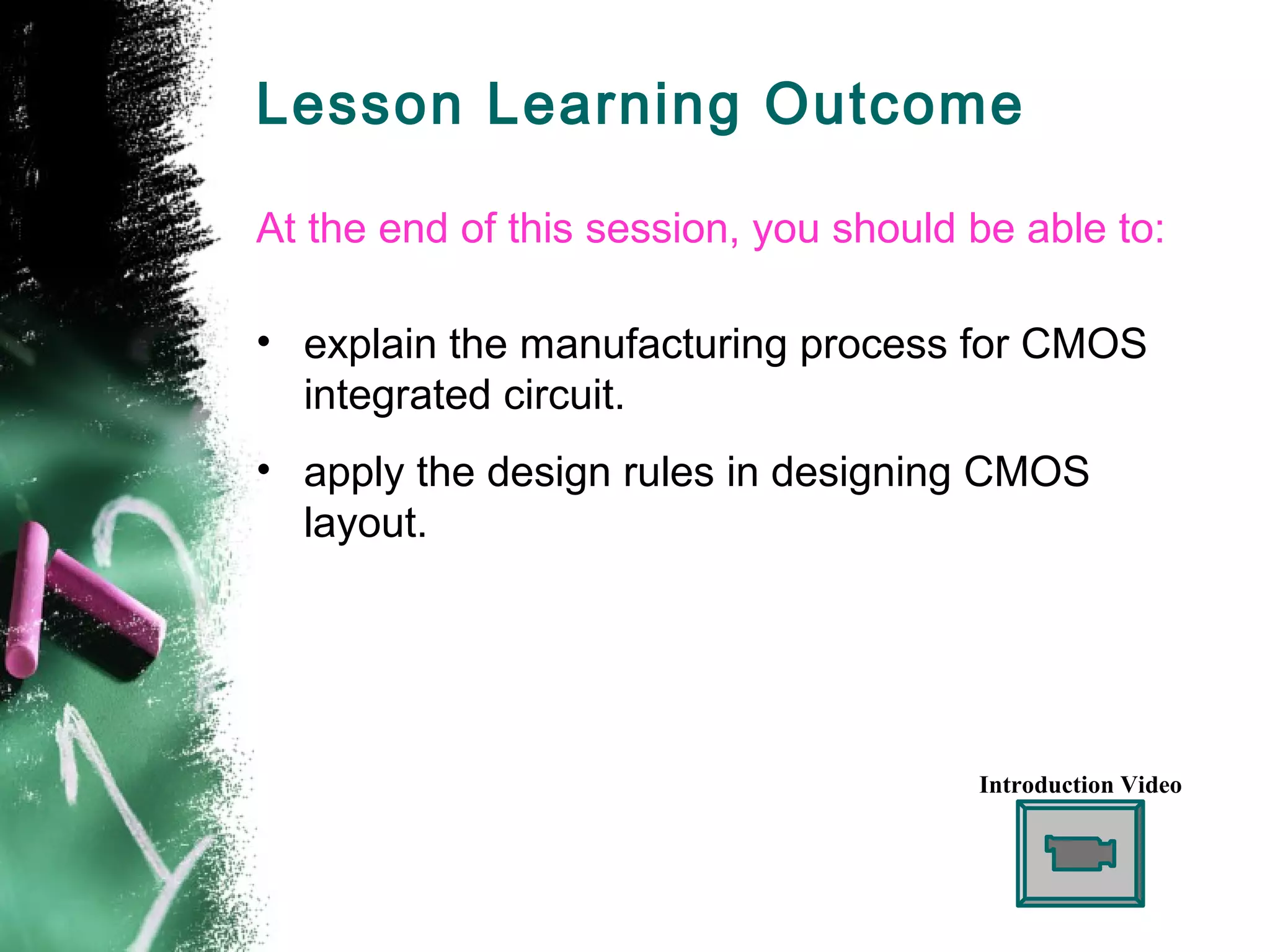 CMOS Topic 2 -manufacturing_process | PPT