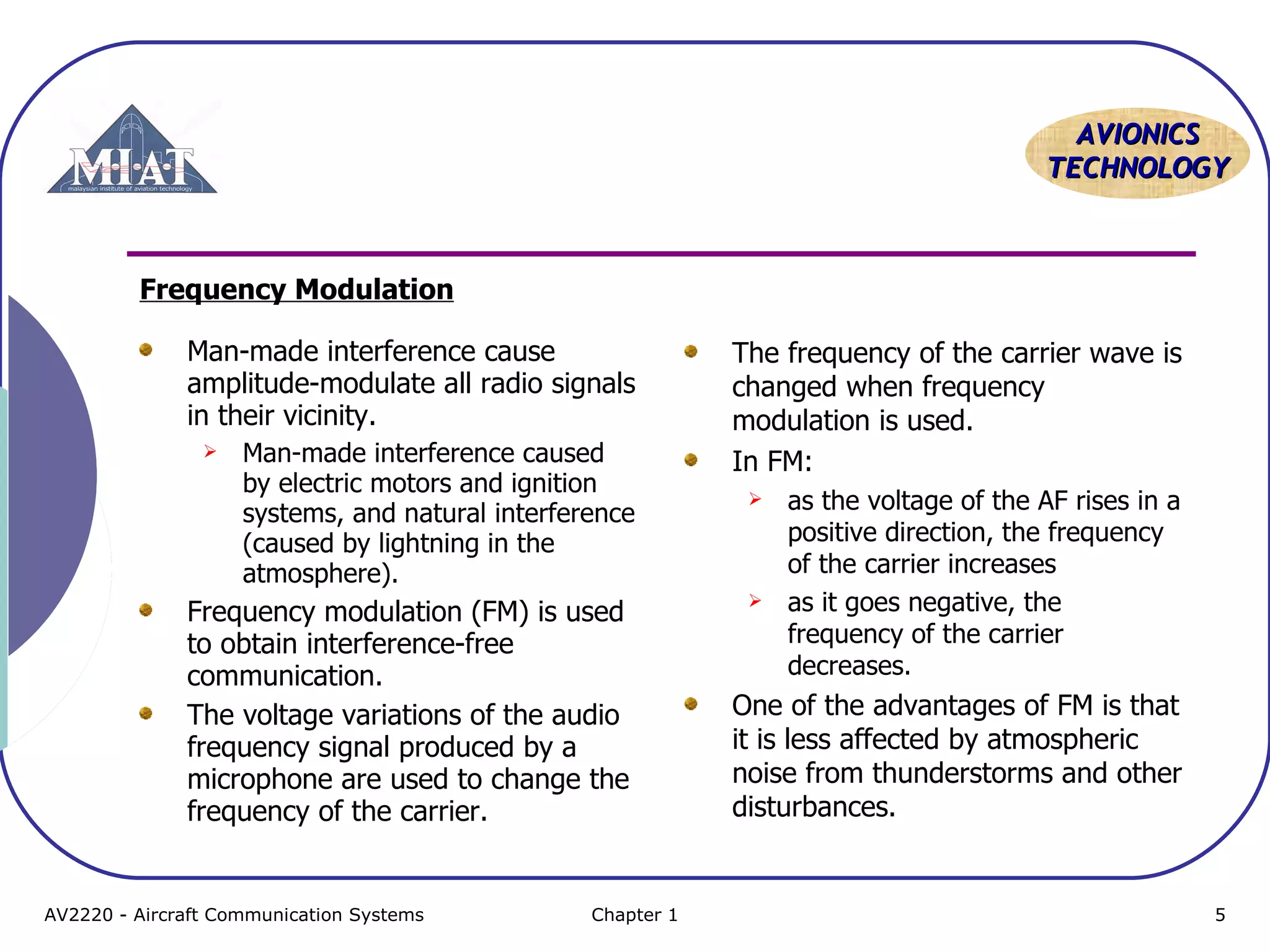 Nav Topic 2 modulation and propagation of radio waves | PPT