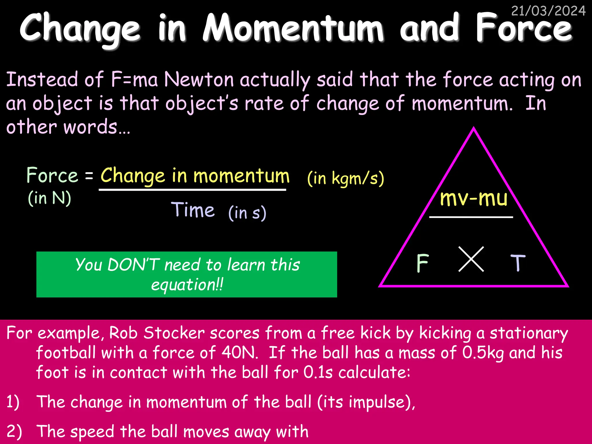 Topic 2 - Motion and Forces.GCSE combine science ppt | PPTX | Physics ...
