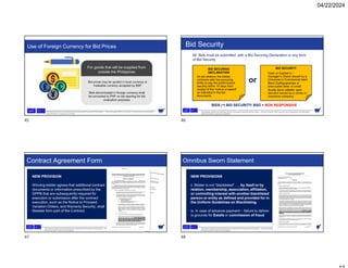 Topic 2 - Simplified Bidding Documents for Goods and Services and ...
