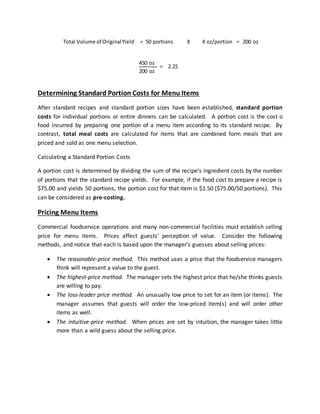 TOPIC 2: Menu cost and Pricing Strategies | DOCX